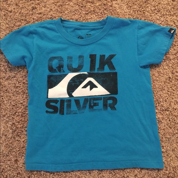 Quiksilver | Shirts & Tops | Quicksilver Blue Tshirt Boys Size 45 ...